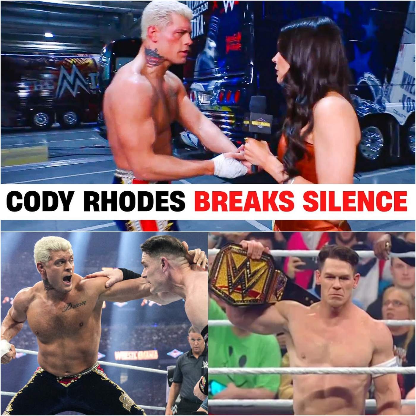 Cody Rhodes FINALLY SPEAKS OUT After HEARTBREAKING WrestleMania 41 Defeat to John Cena! Full ...