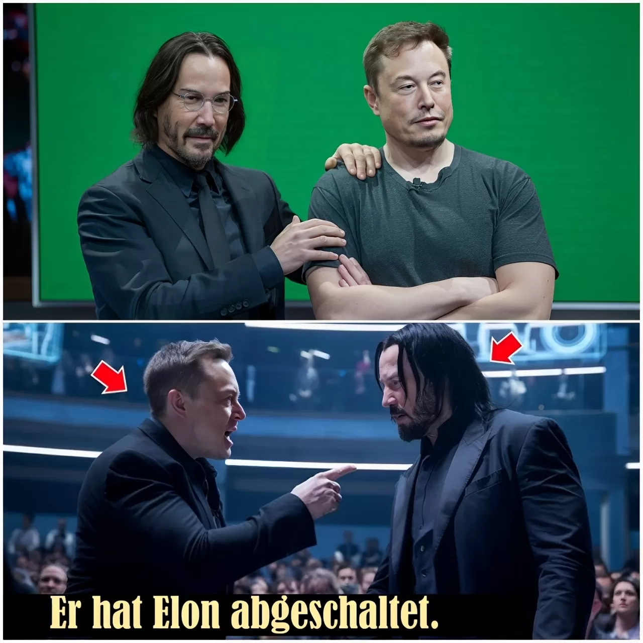 Keanu Reeves Silences Elon Musk Live on Air — Crowd Stunned by His ...