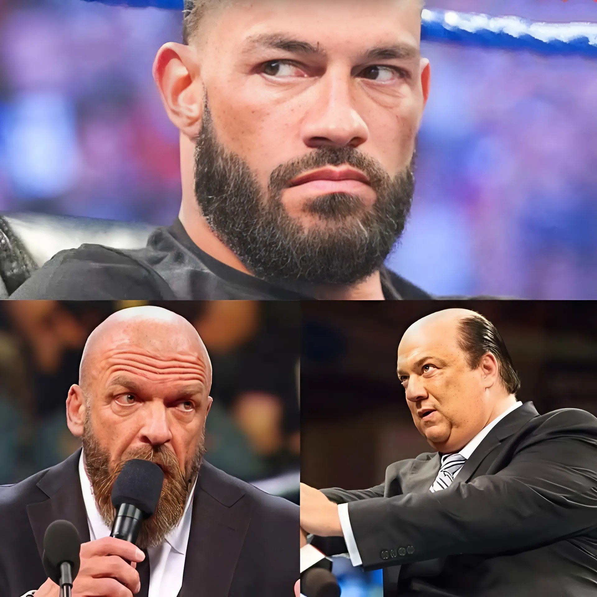 Triple H Breaks Down In Tears As He Reveals Roman Reigns’ Health ...