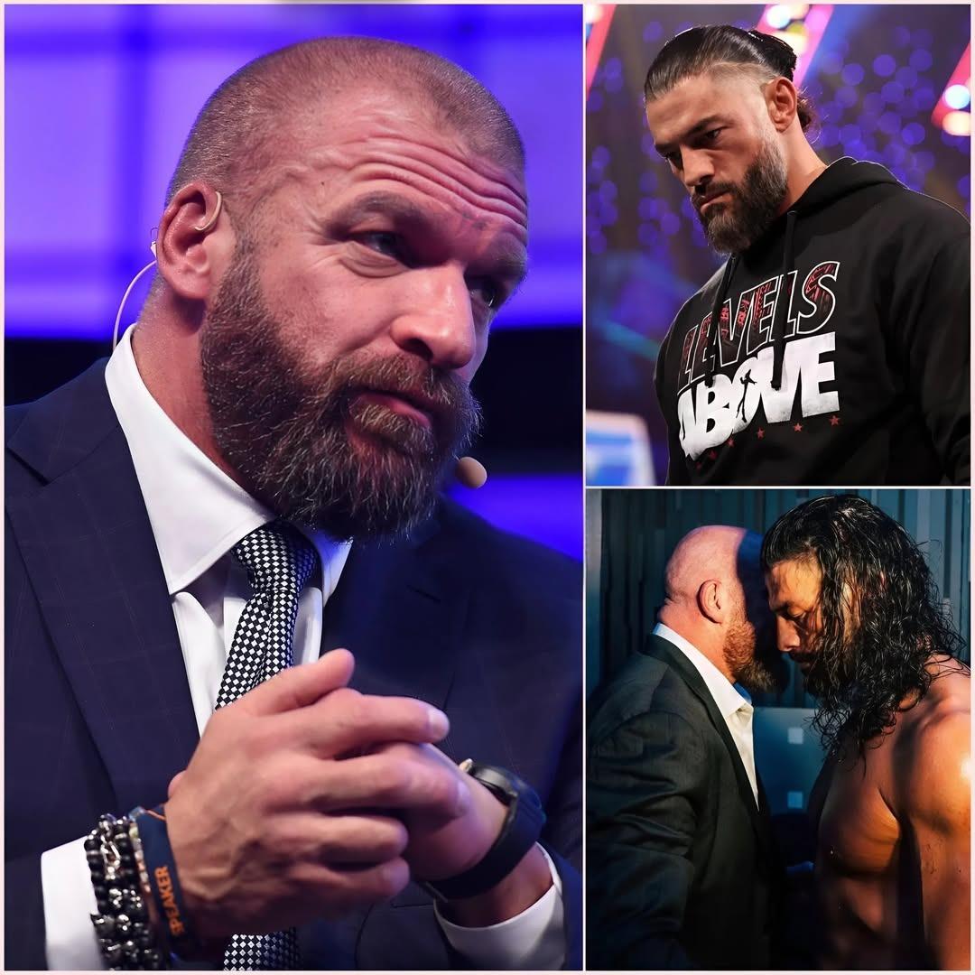🔥BREAKING: Triple H Stunned by Roman Reigns Hiding His Illness to Stay in WWE — Sends Emotional ...