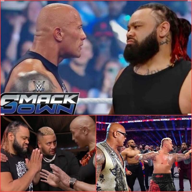 At Last! The Final Boss The Rock Shocks WWE SmackDown Live by Confronting Jacob Fatu and Backing ...
