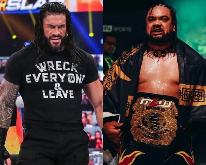💣 Reigns valide en silence 😳 : Jacob Fatu menace Rollins après MITB ...