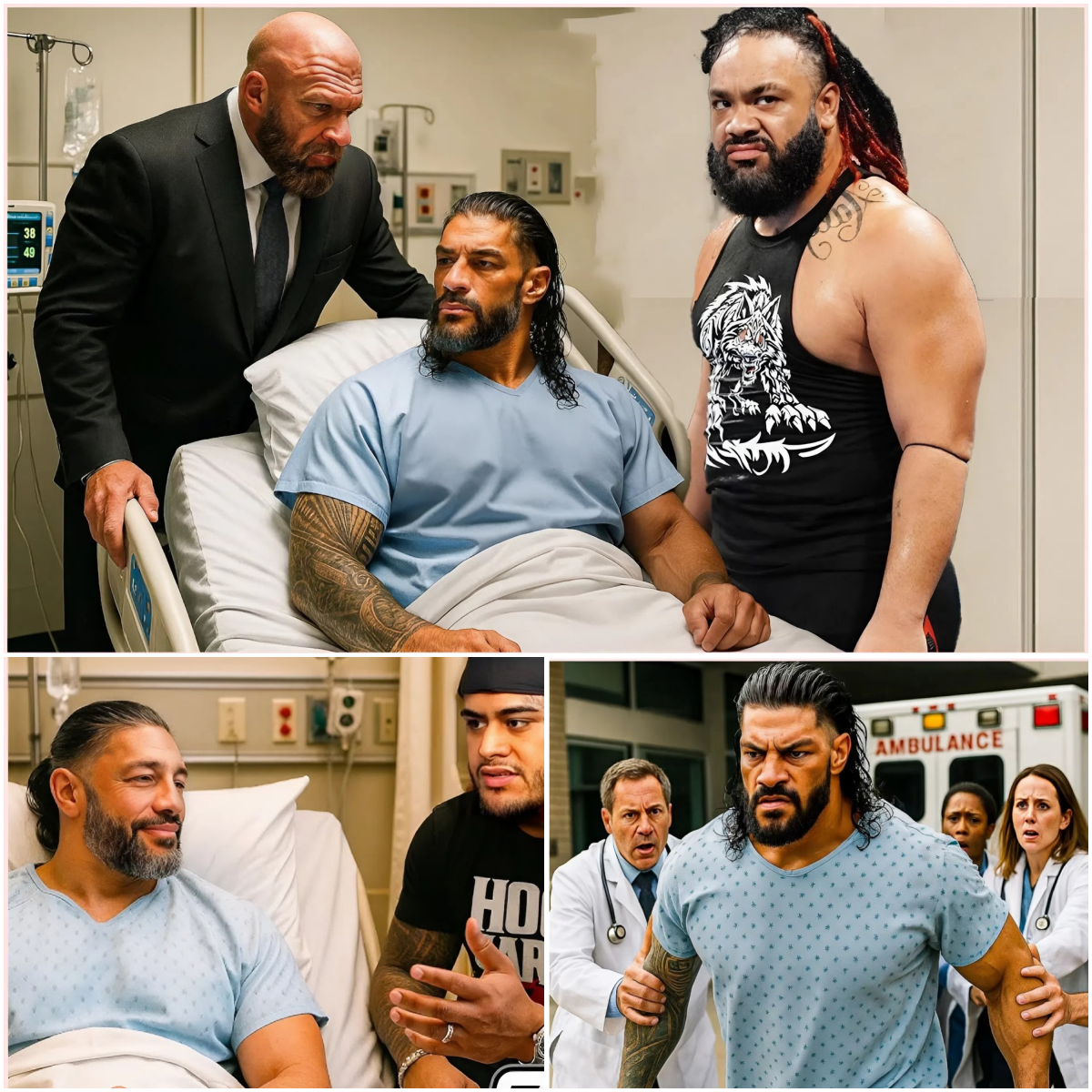 “Jacob Fatu suddenly appeared in the hospital to visit Roman Reigns right before WrestlePalooza ...